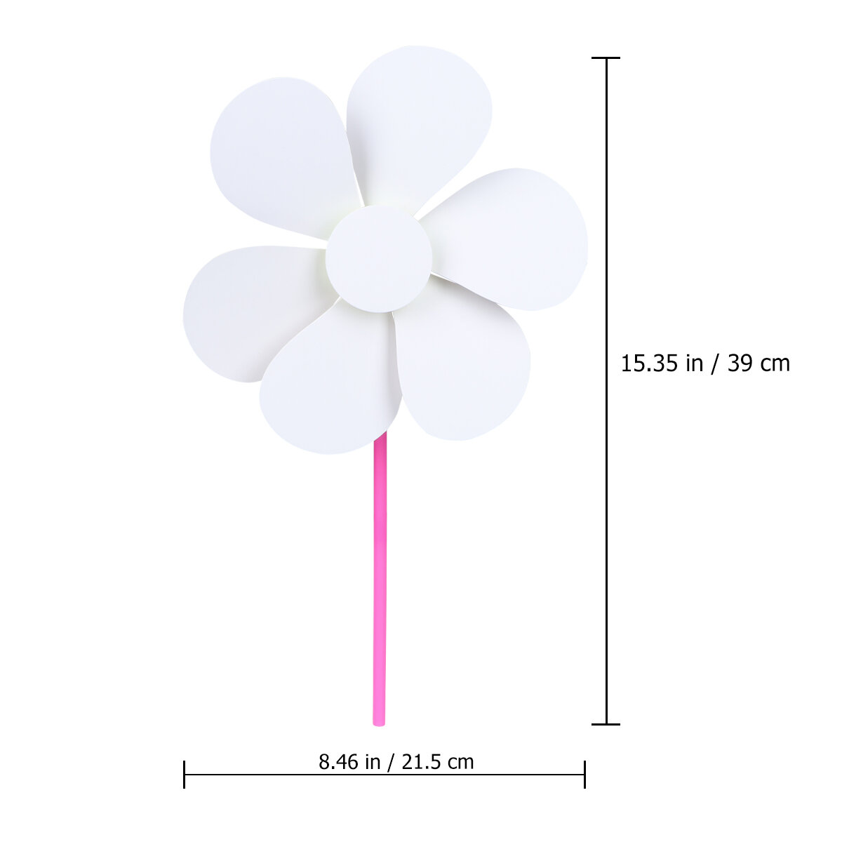 10 Штук Белые Бумажные Ветряные МельницыDIY Игрушки Для Детей 39×21.5Cm