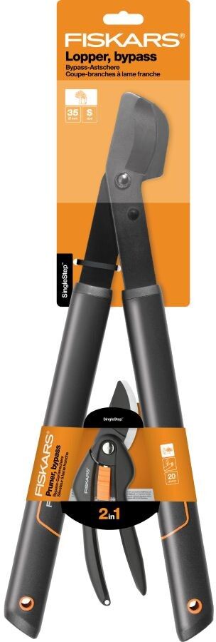 Сучкорез и Секатор плоскостной набор FISKARS Single Step Set (1057760)