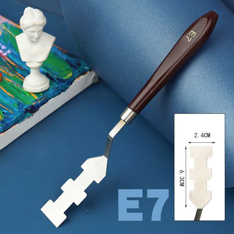 Нож для палитры специальной формы E-7 для акварели