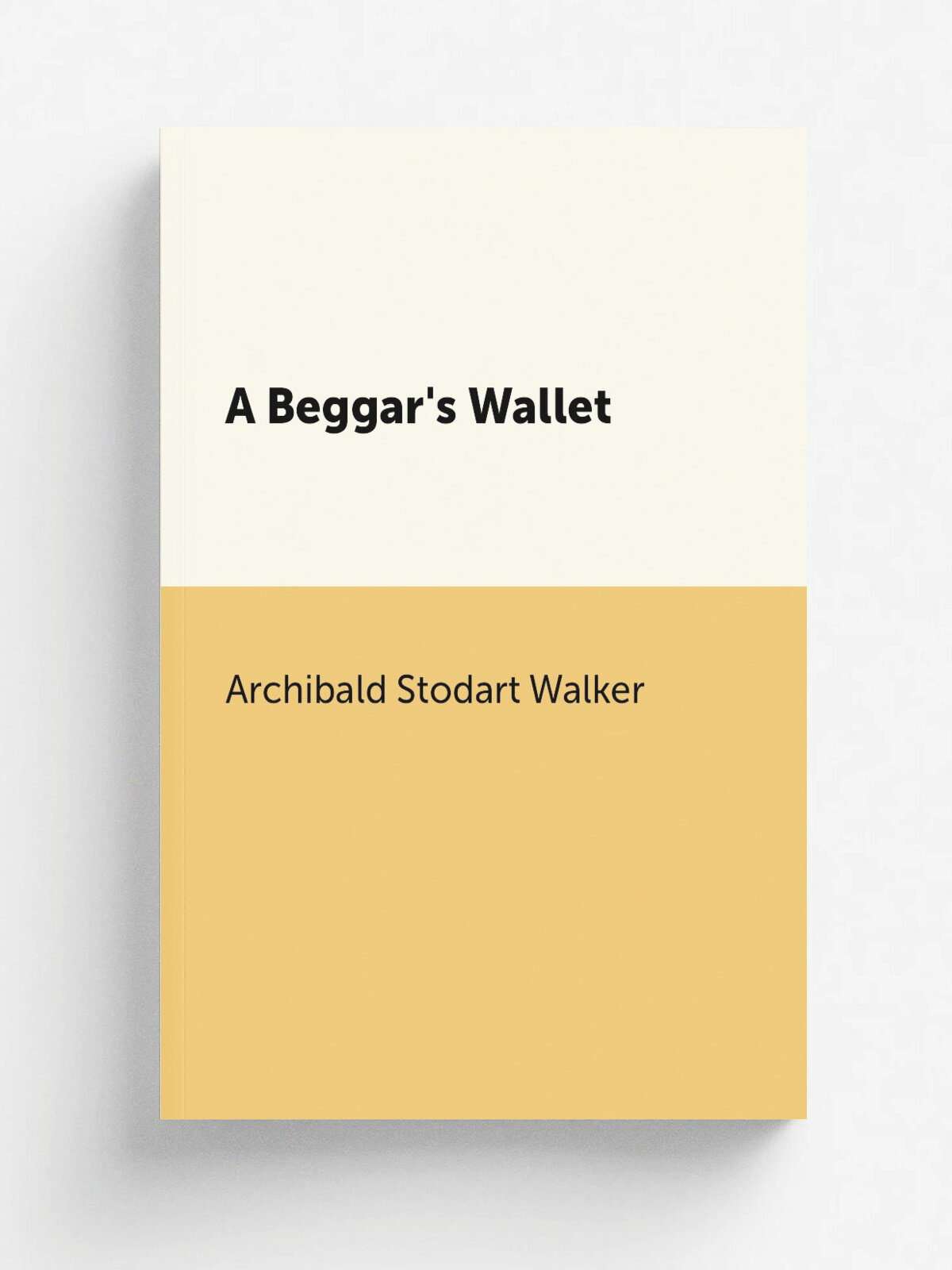 A Beggar's Wallet | Archibald Stodart Walker | Репринт
