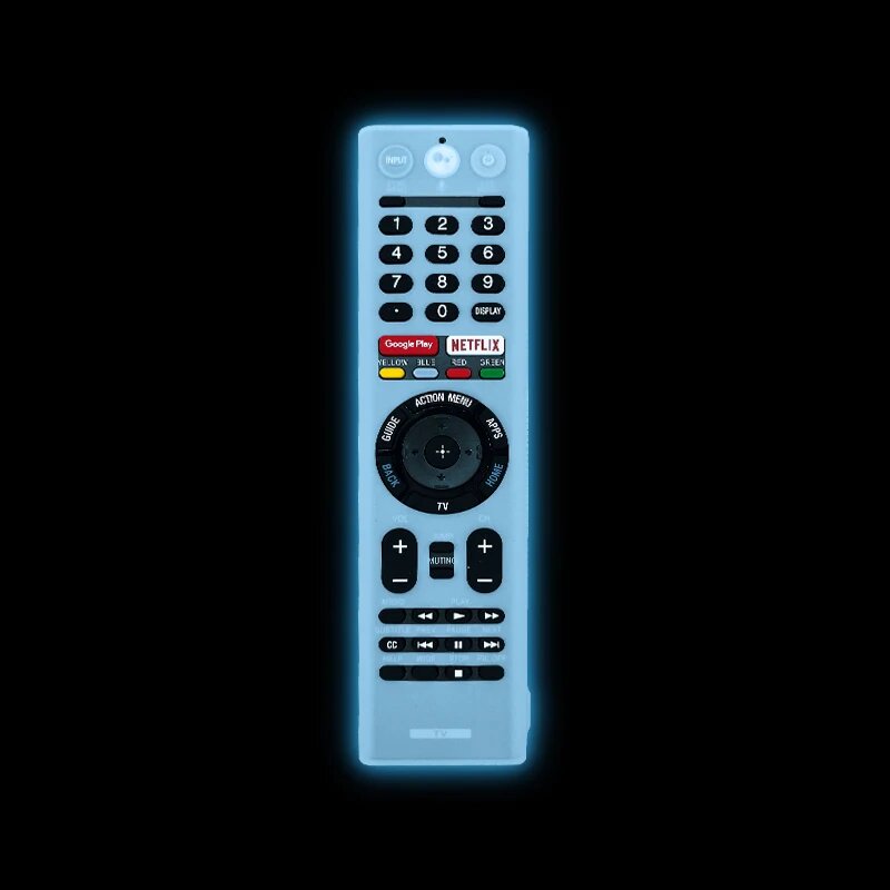 Чехол для пульта Sony из силикона Luminous Blue