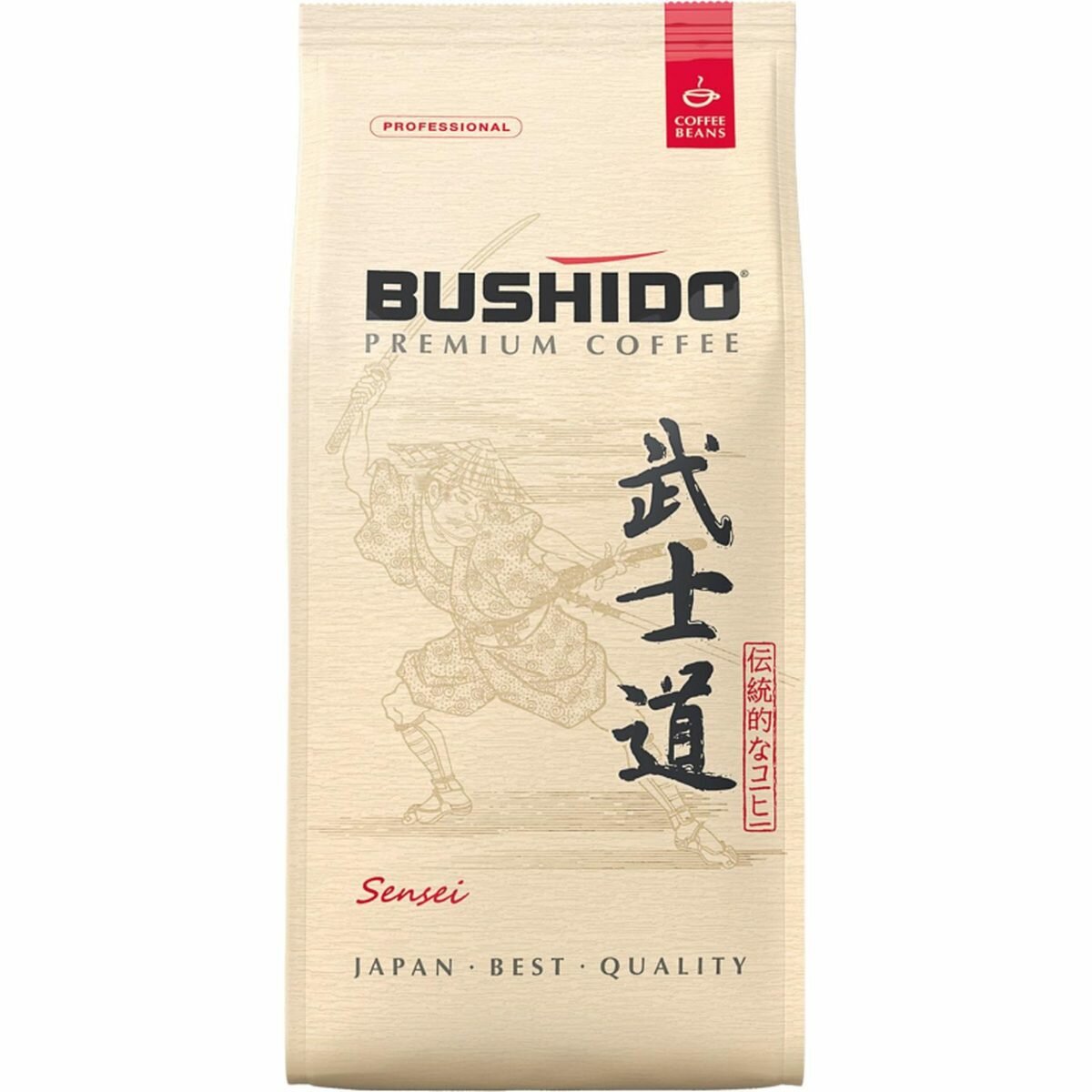 Кофе в зёрнах Bushido Sensei 1кг (2257004), 4 уп.