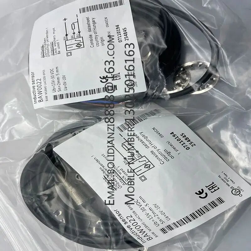 Бесконтактный датчик. BAW M18ME-UAC50B-BP00.2-GS04