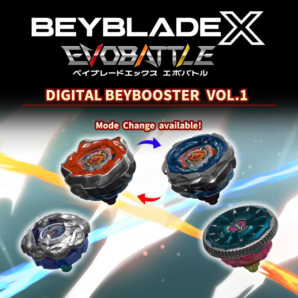 Дополнение BEYBLADE X EVOBATTLE DIGITAL BEYBOOSTER VOL.1, цифровое издание PlayStation 5, регион Турция / код пополнения баланса