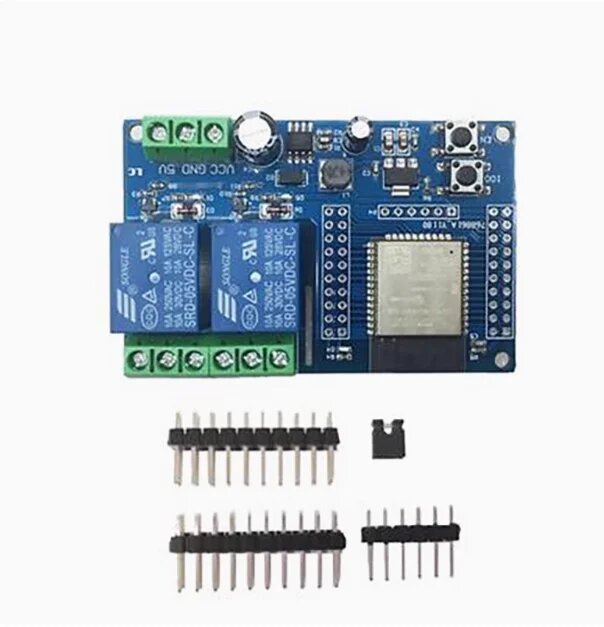 Модуль реле WiFi ESP8266 2-канальный DC5-60V