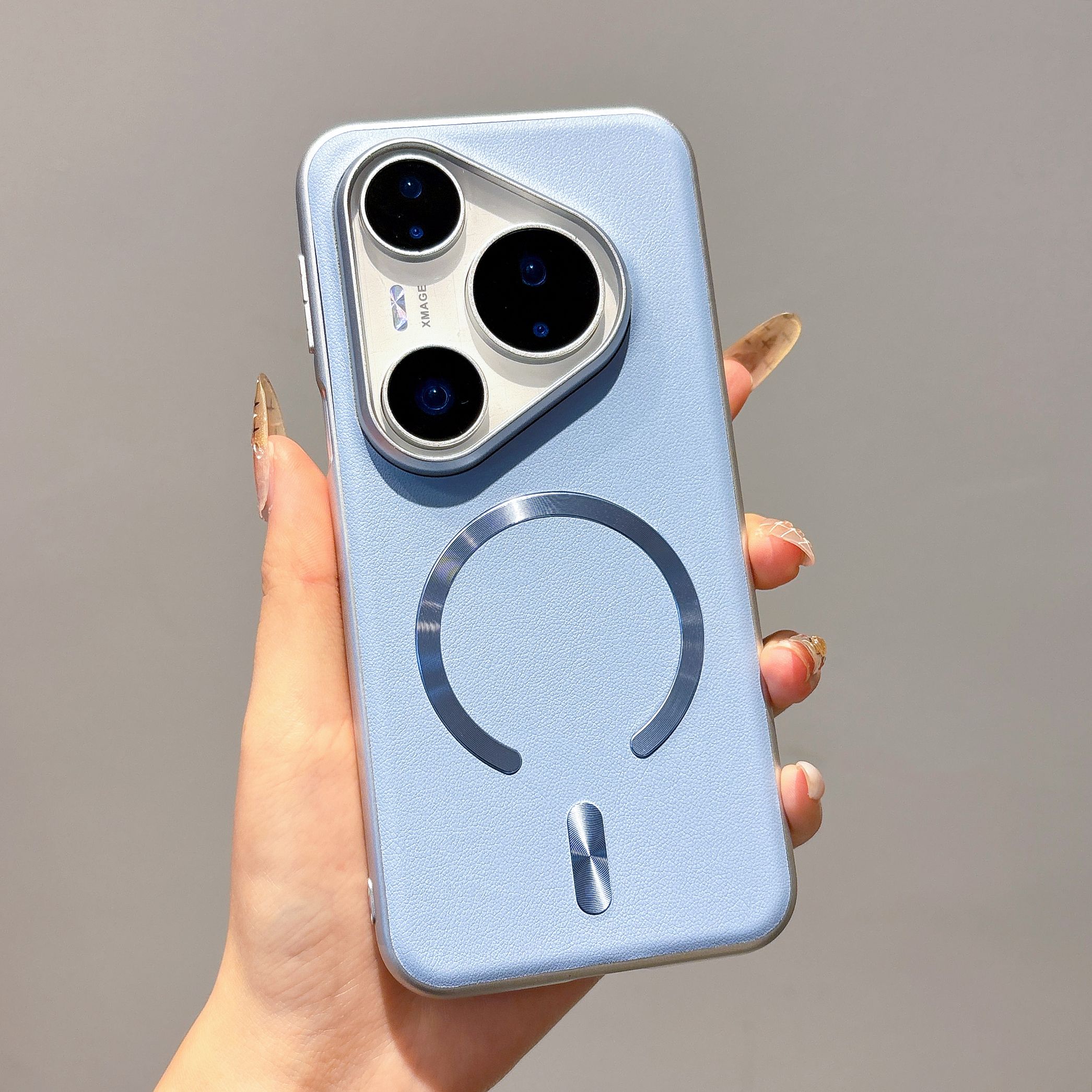 Чехол для Huawei Pura 80 / Хуавей Пура 80, soft touch, чехол-кардиомонитор, пластик, защита камеры, ударопрочный, усиленные углы, blue,
