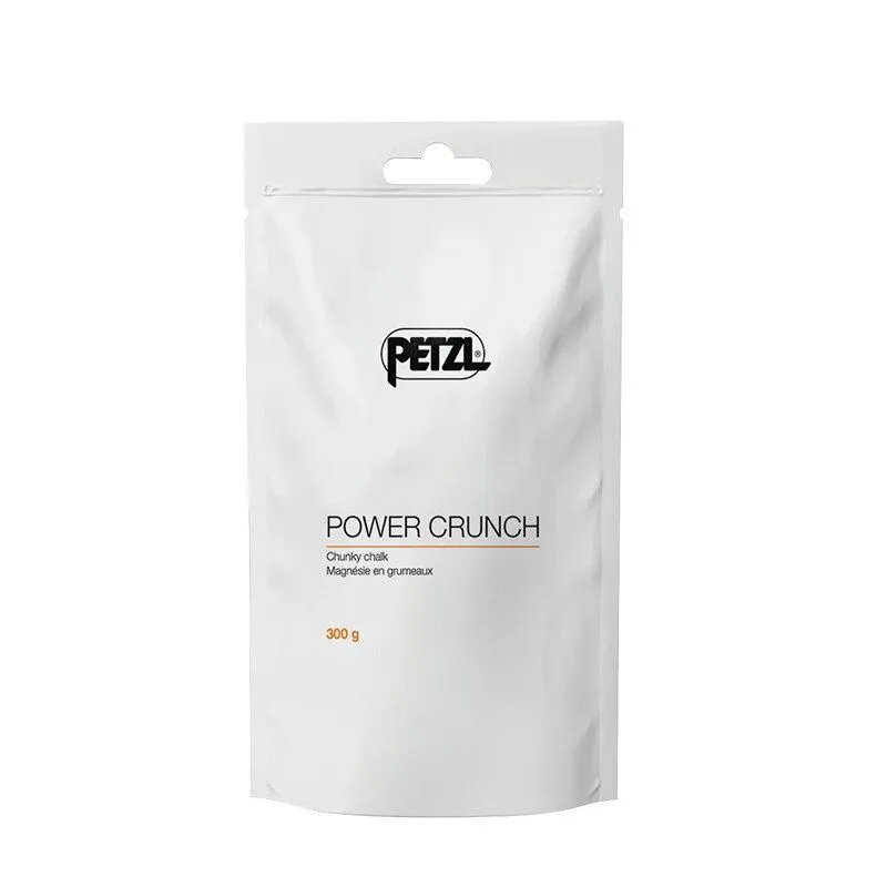Блочная магнезия PETZL POWER CRUNCH 300 г: твердая форма для контролируемого нанесения, 100% карбонат магния, подходит для зала и скал