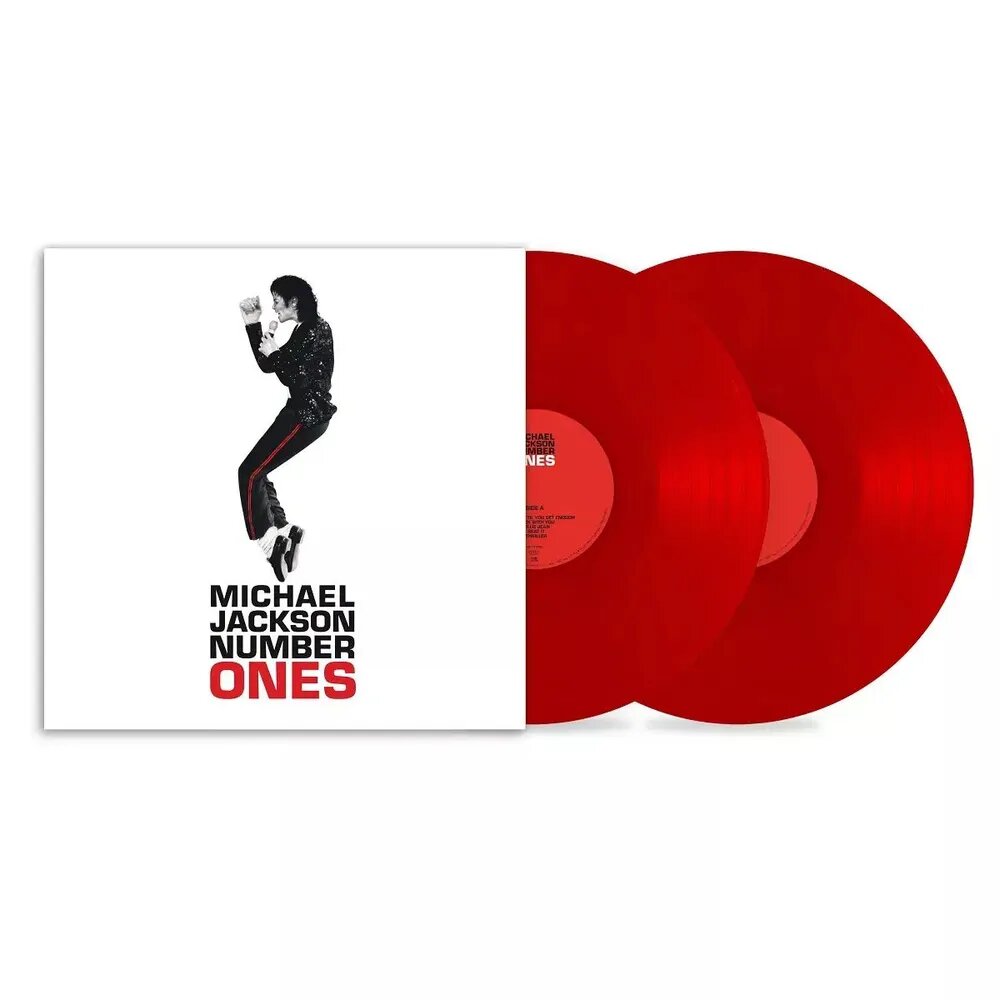 Виниловая пластинка Michael Jackson - Number Ones, 2LP, Red vinyl, 2026 EU