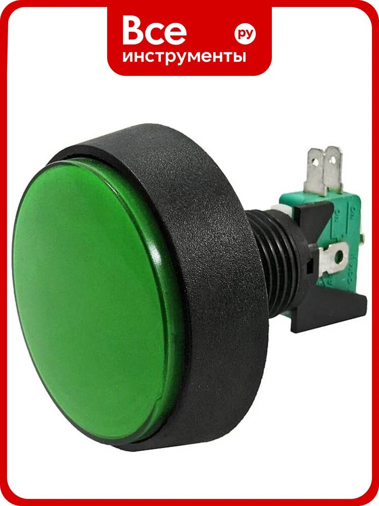 Кнопка RUICHI GMSI-1B-C no(nc)+nc(no) green 79584