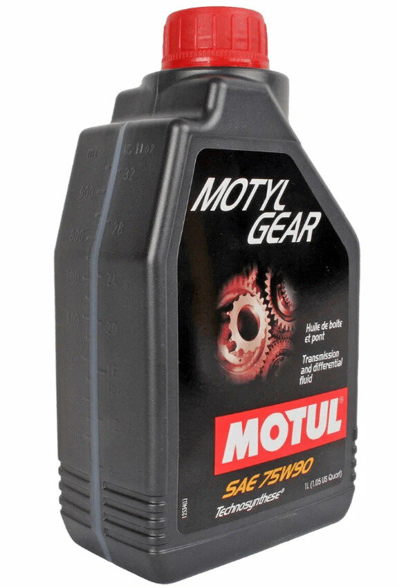 Масло трансмиссионное MOTUL Motylgear GL-4/5 75W90 полусинтетика, 1 литр 75W90 Motylgear п/синт 1л GL-4/5 113523