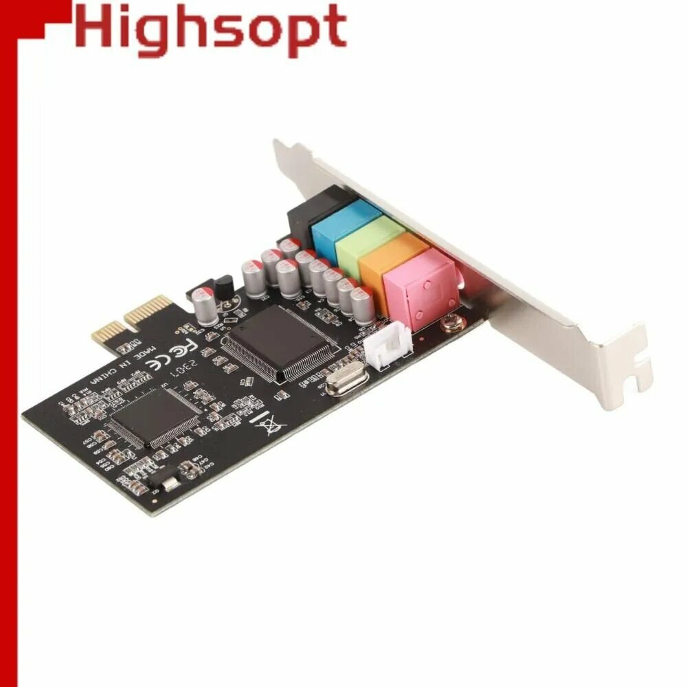 Звуковая карта, 6-канальный стереозвук, для ПК и мультимедиа