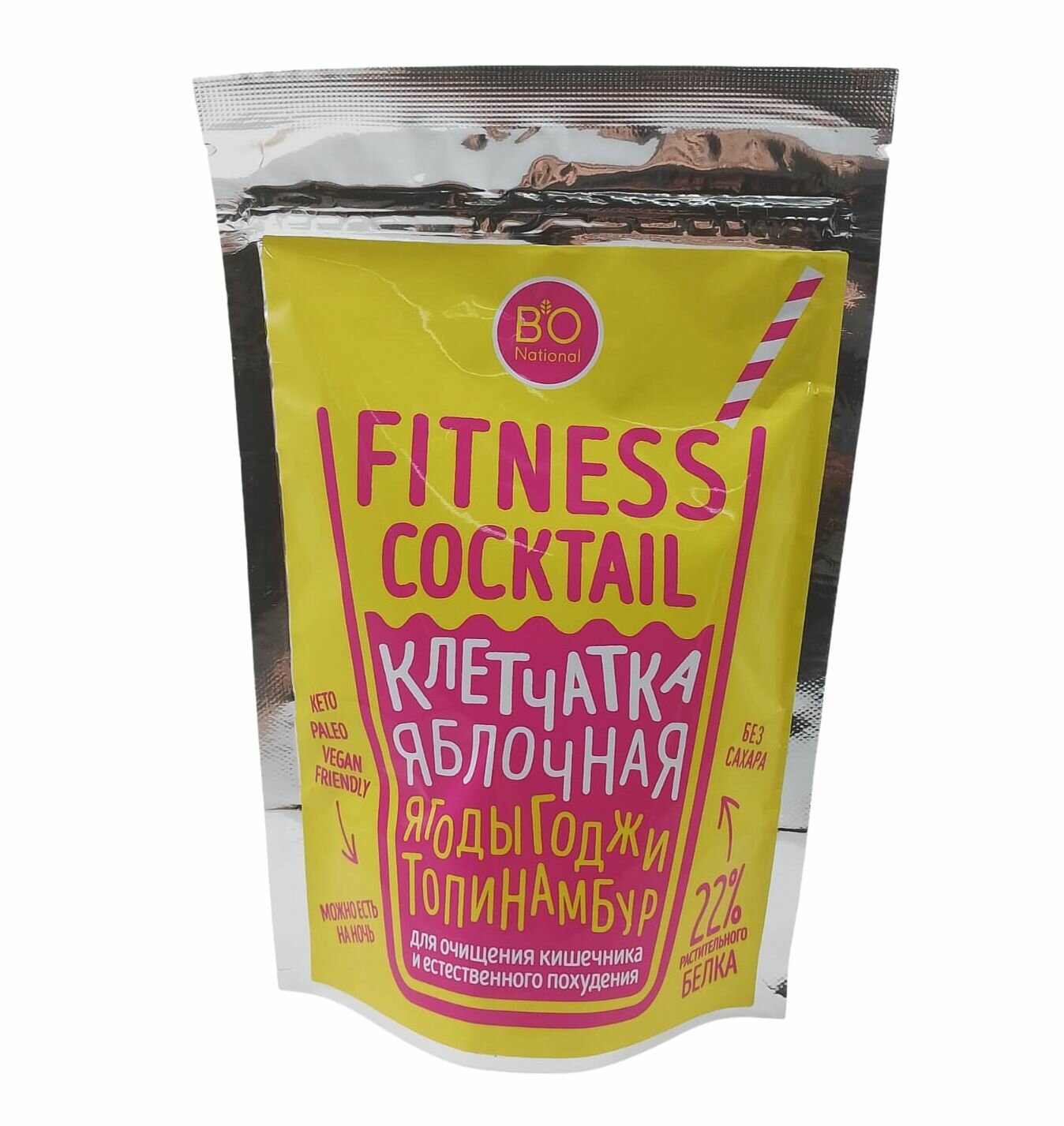 Клетчатка яблочная Ваше здоровье Хелс для похудения (ягоды годжи/топинамбур) 150г