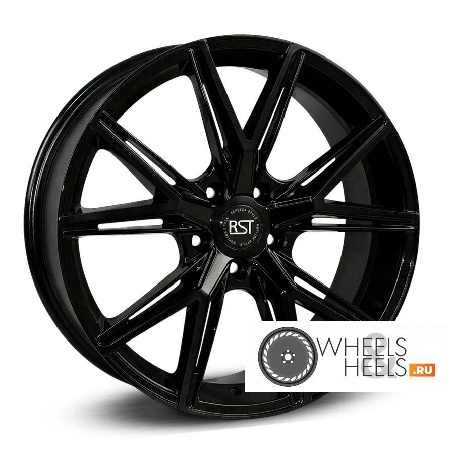 Диск автомобильный литой RST R129 19x7.5 5x114.3 et45 dia67.1 Черный глянцевый