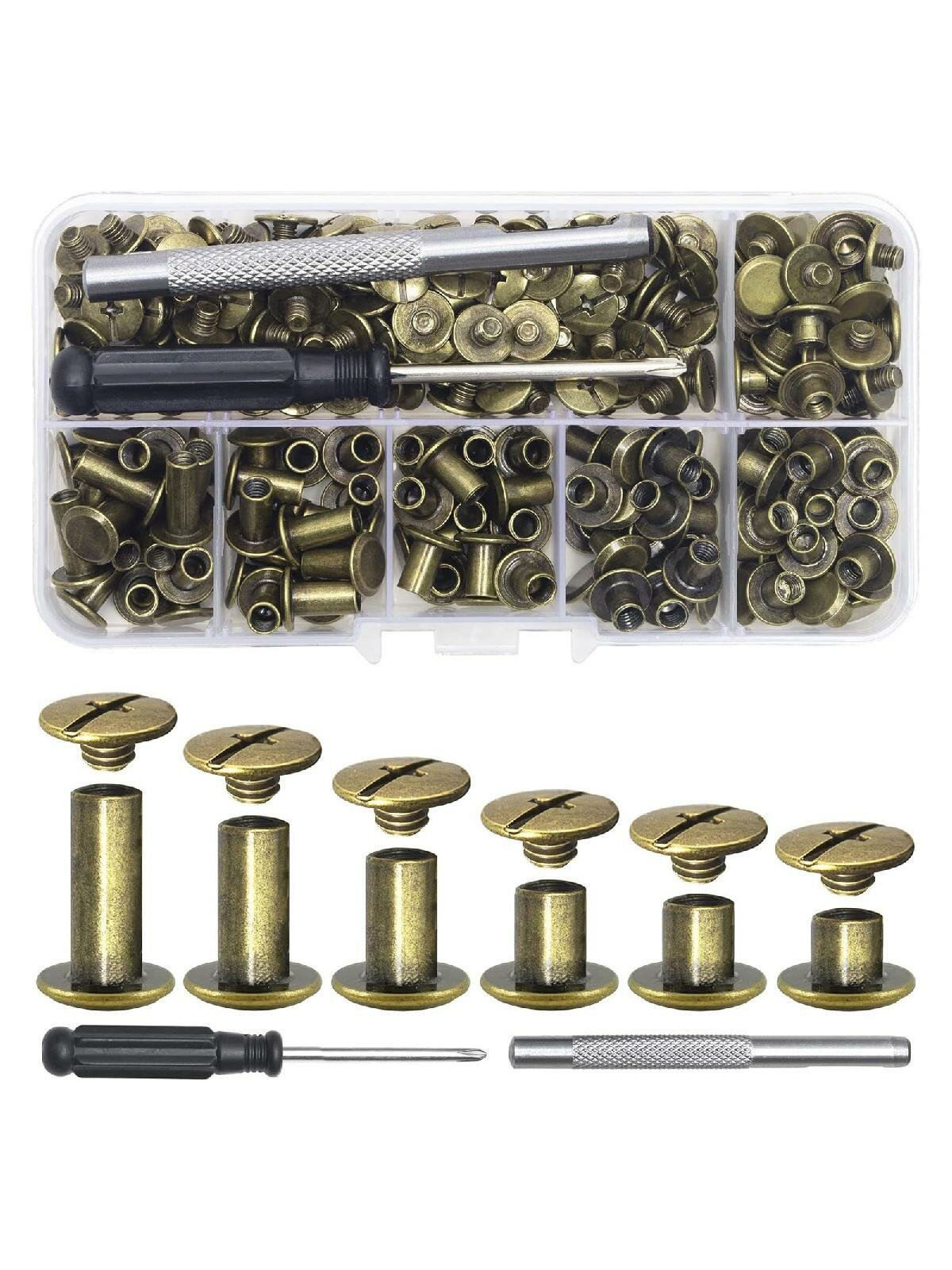 Металлические заклёпки для кожи, Бронза