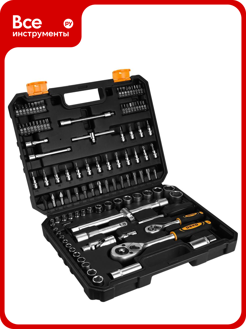 Набор инструментов для авто в кейсе DEKO DKMT112 083-2009