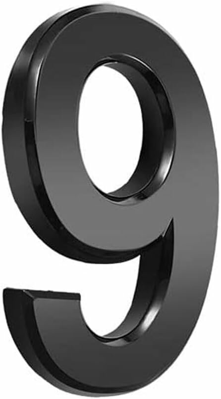 9 Самоклеящийся цифровой номер двери 7cm