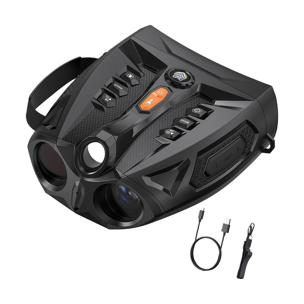 Инфракрасный прибор ночного видения высокой четкости 4k 4-дюймовый IPS-бинокулярный прибор ночного видения высокой четкости с большим экраном