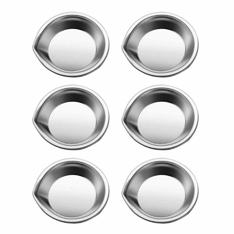 Круглая палитра для красок из нержавеющей стали, со ртом