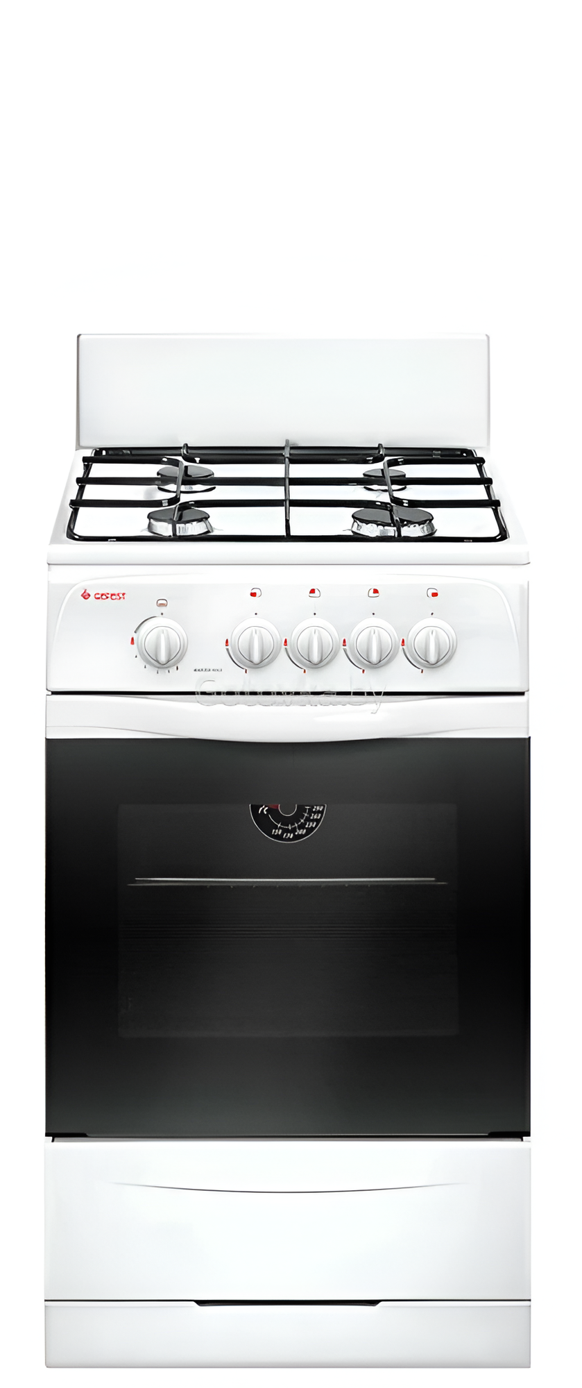Газовая плита Gefest 3200-08 К33 Брест, 4 конфорки, стальные решетки, цвет белый
