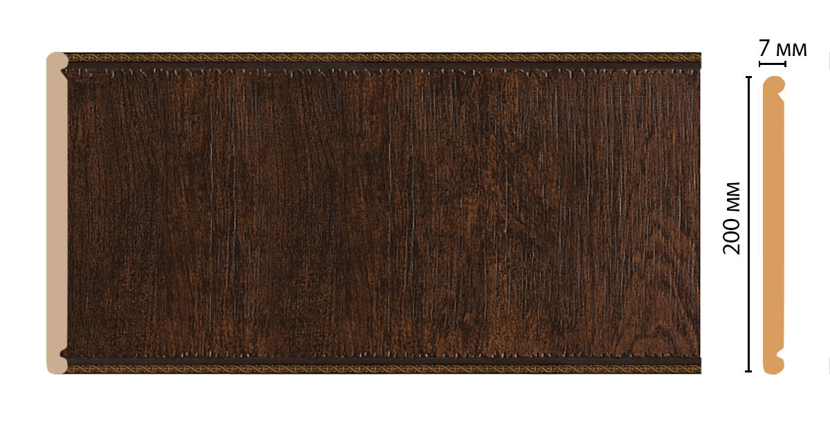 Декоративная Панель Decomaster C20-1 В200хШ7хД2400 мм / Декомастер.