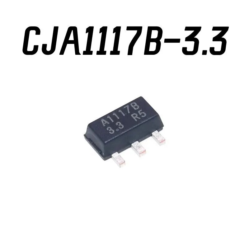 10шт CJA1117B-3.3 SOT-89 3.3V 1A Линейный регулятор с низким уровнем отсева Совершенно новый оригинал