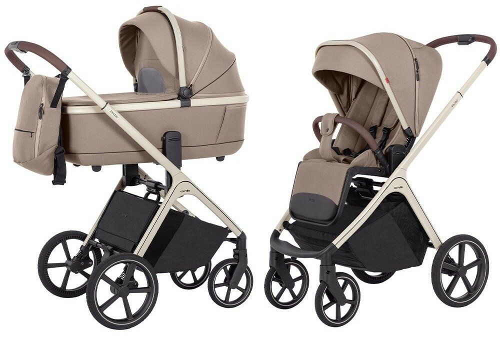 Коляска 2 в 1 Carrello Vector Walnut Beige с рождения до трех лет