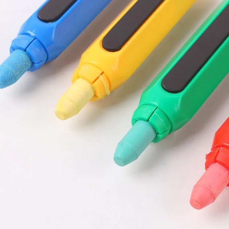 Держатель для мела, вид мелка: Восковой, цветов: 4 шт.