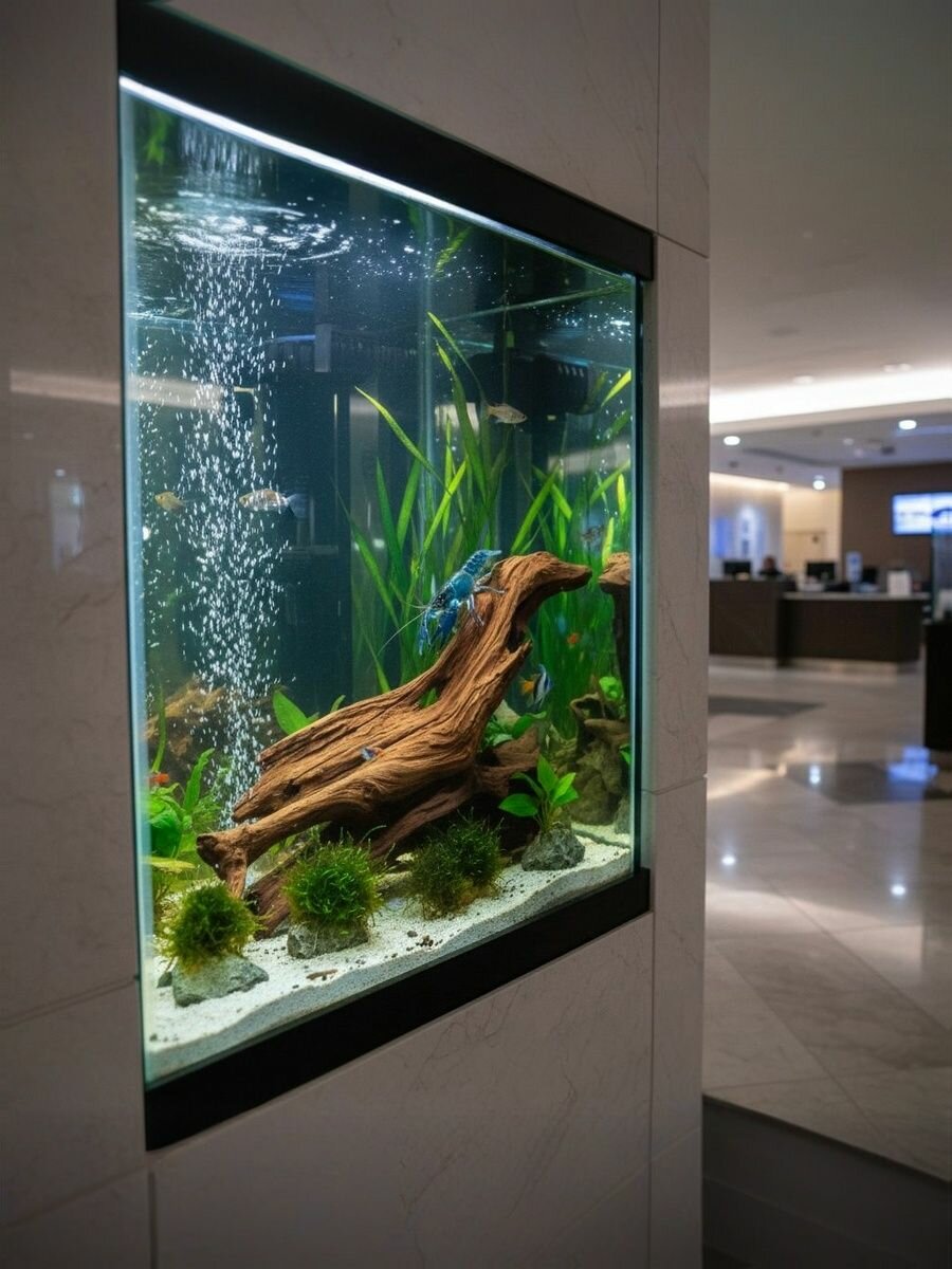 Коряга кизила для аквариума и террариума, натуральная природная декорация/Креветкин дом