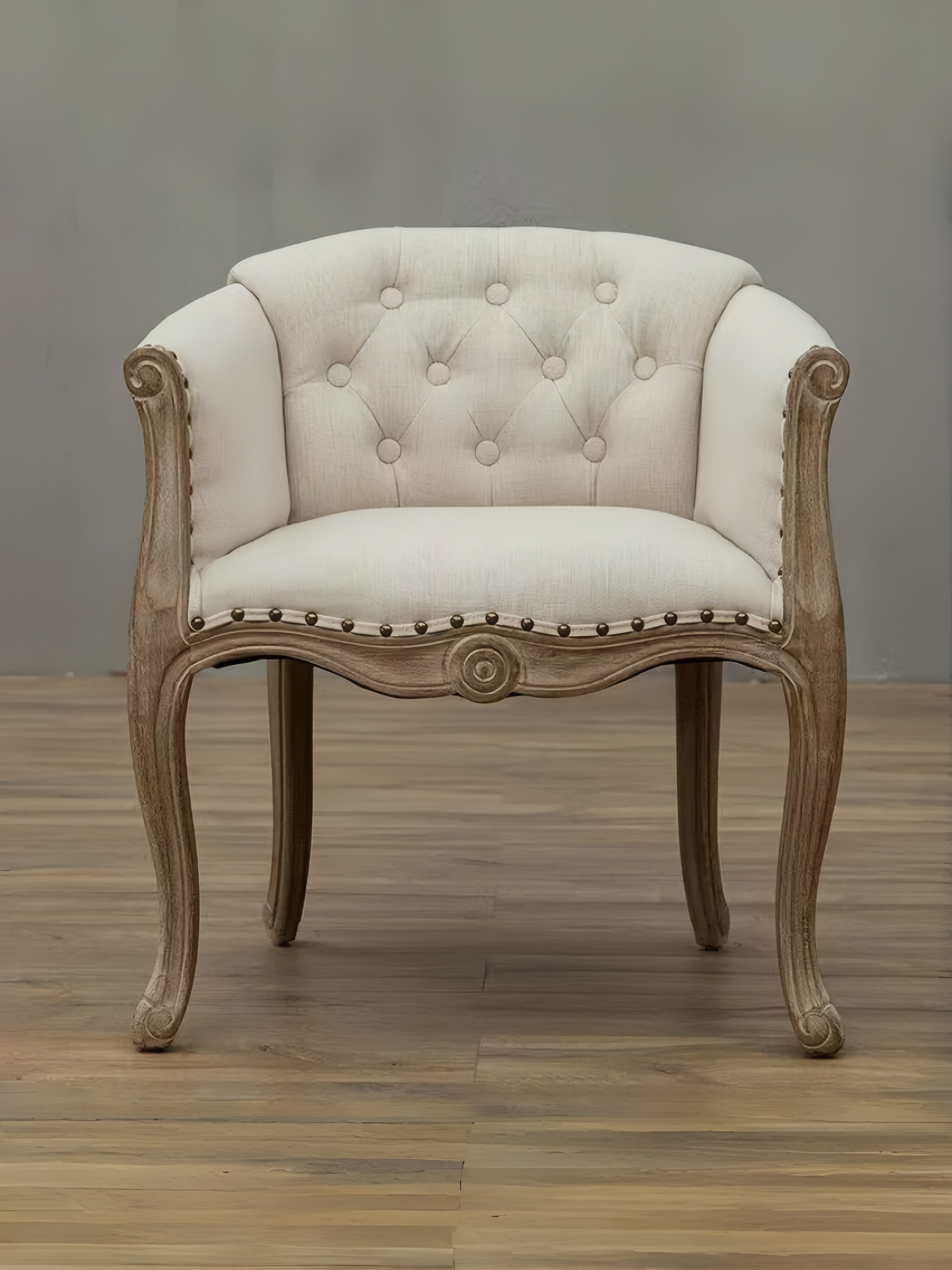 Кресло , деревянная рама, бархат, с подлокотниками, 50 см x 45 см x 70 см