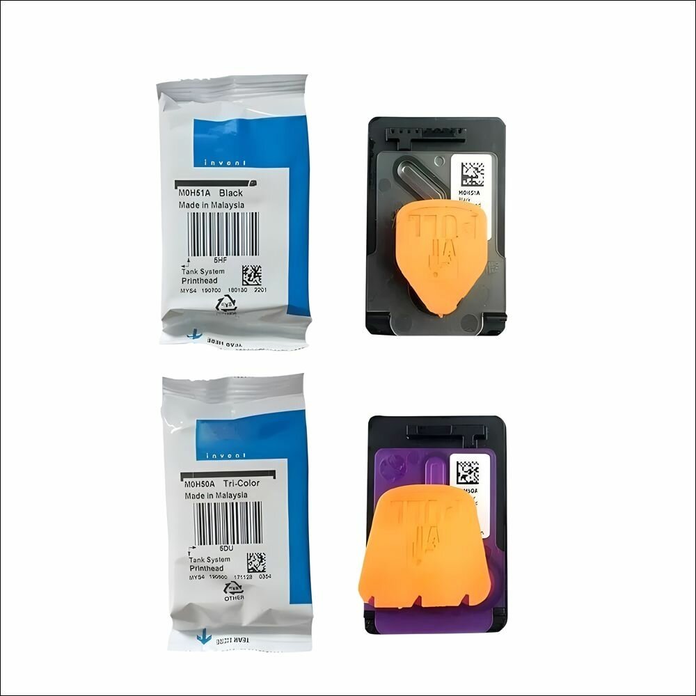 Комплект картриджей M0H50A+M0H51A M27R, оригинал, Набор CMYK, 2 шт