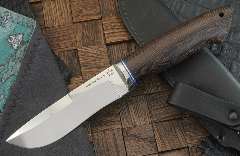 Мастерская Самойлова нож Глухарь, сталь 95х18, рукоять древесина