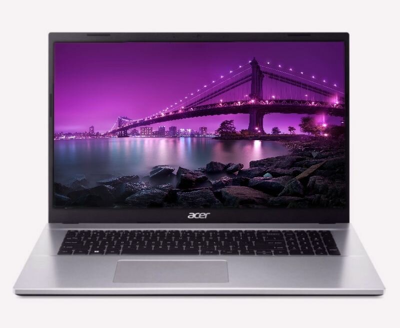 Ноутбук Acer Intel Core i3 3,4ГГц 6 ядер. 17,3' 1920x1080 Intel HD Graphics Windows 11 Pro Русская раскладка