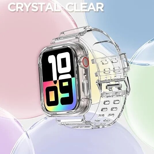 Прозрачный ремешок для Apple Watch Crystal Clear