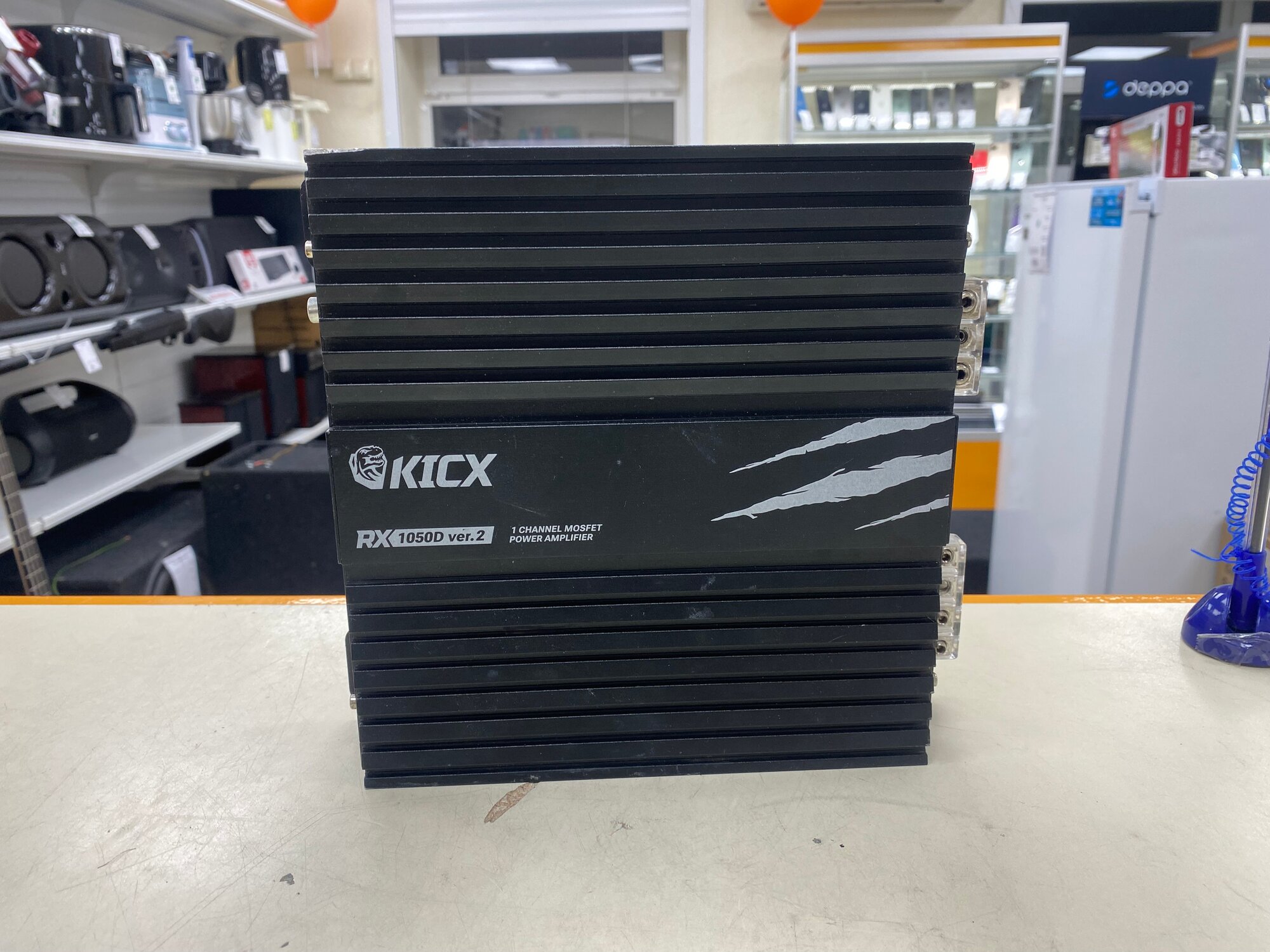 Автомобильный усилитель мощности RX 1050D ver.2 Kicx 1- канальный усилитель