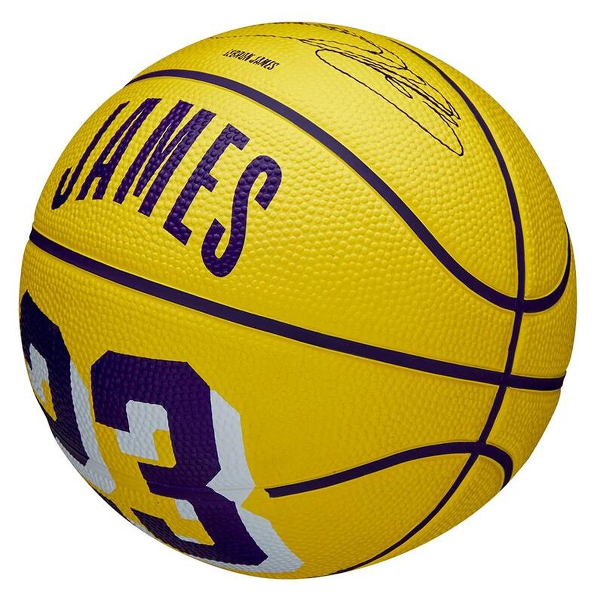 Decathlon Баскетбольный мяч Wilson NBA Player Icon LeBron James Mini, размер 3 - 3