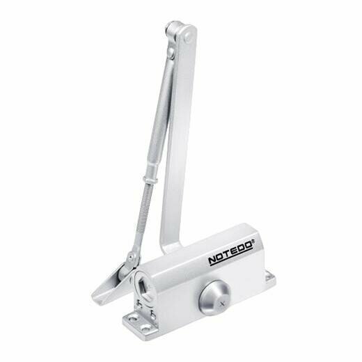 Доводчик дверной NOTEDO DC-040, до 40 кг, серебро