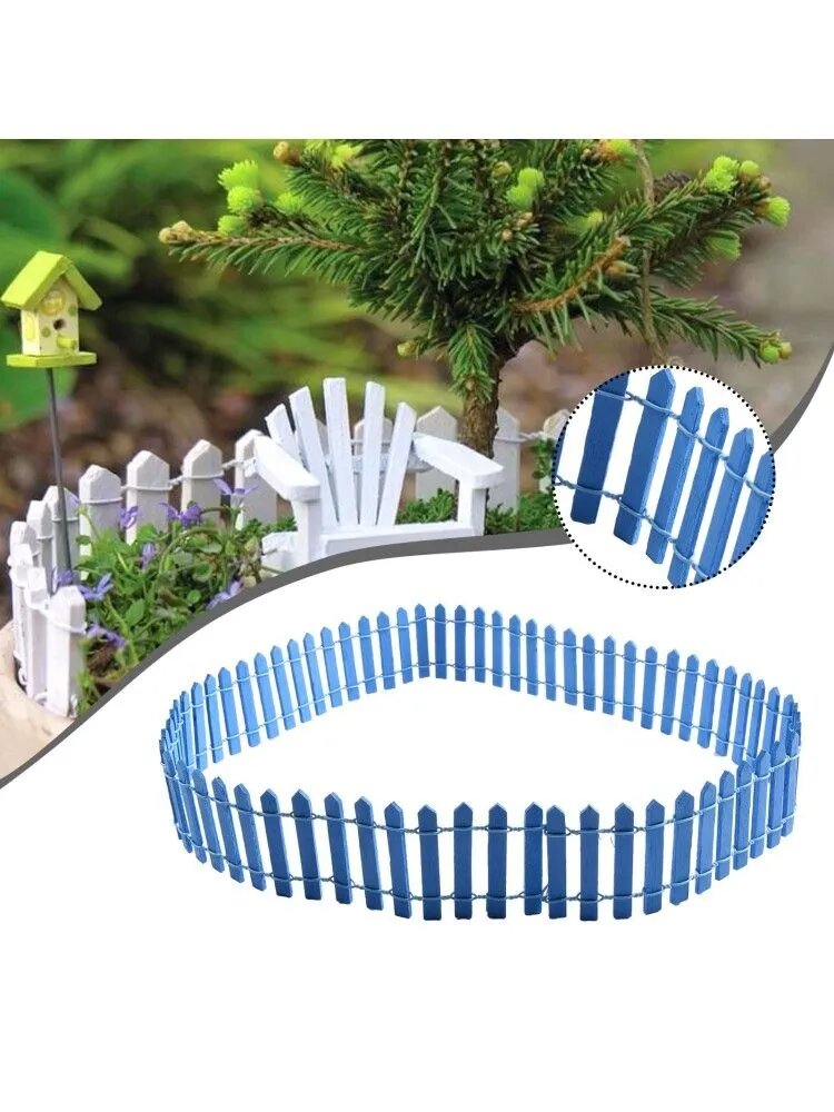 Миниатюрный деревянный забор