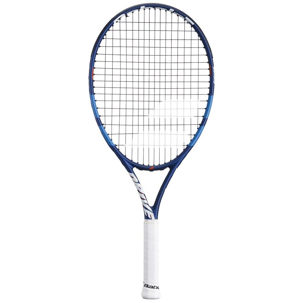 Decathlon Детская теннисная ракетка Babolat Drive Junior 24, размер: 24', цвет синий/голубой/белый