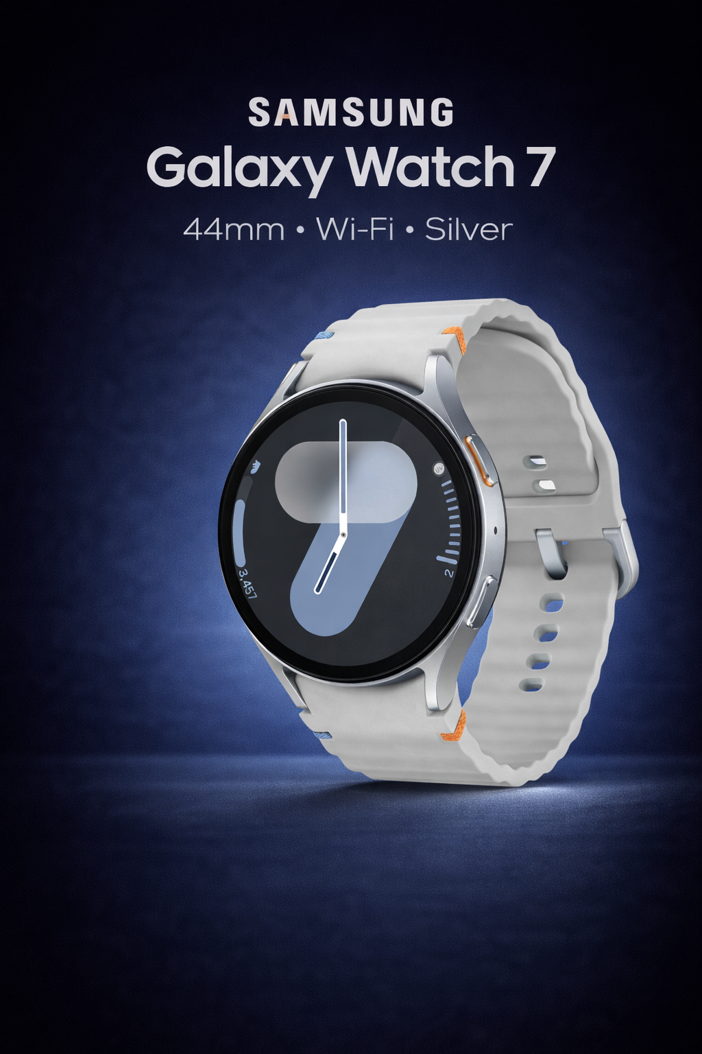 Умные часы Samsung Galaxy Watch 7 44 mm Silver, Wi-Fi, Super AMOLED, NFC, Wear OS, серебристые