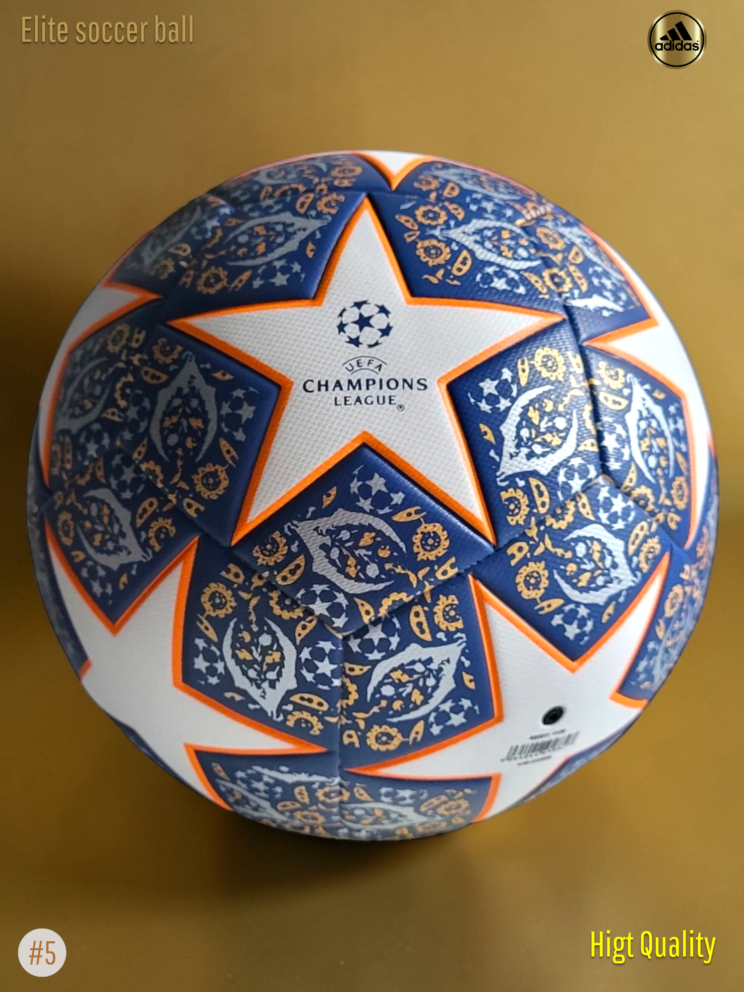 Мяч футбольный Finale PRO Лига Чемпионов, 5 размер 450 гр. CX-0067