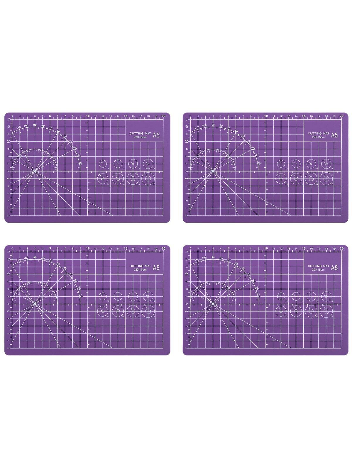 Коврики для резки с двусторонней разметкой, Фиолетовый
