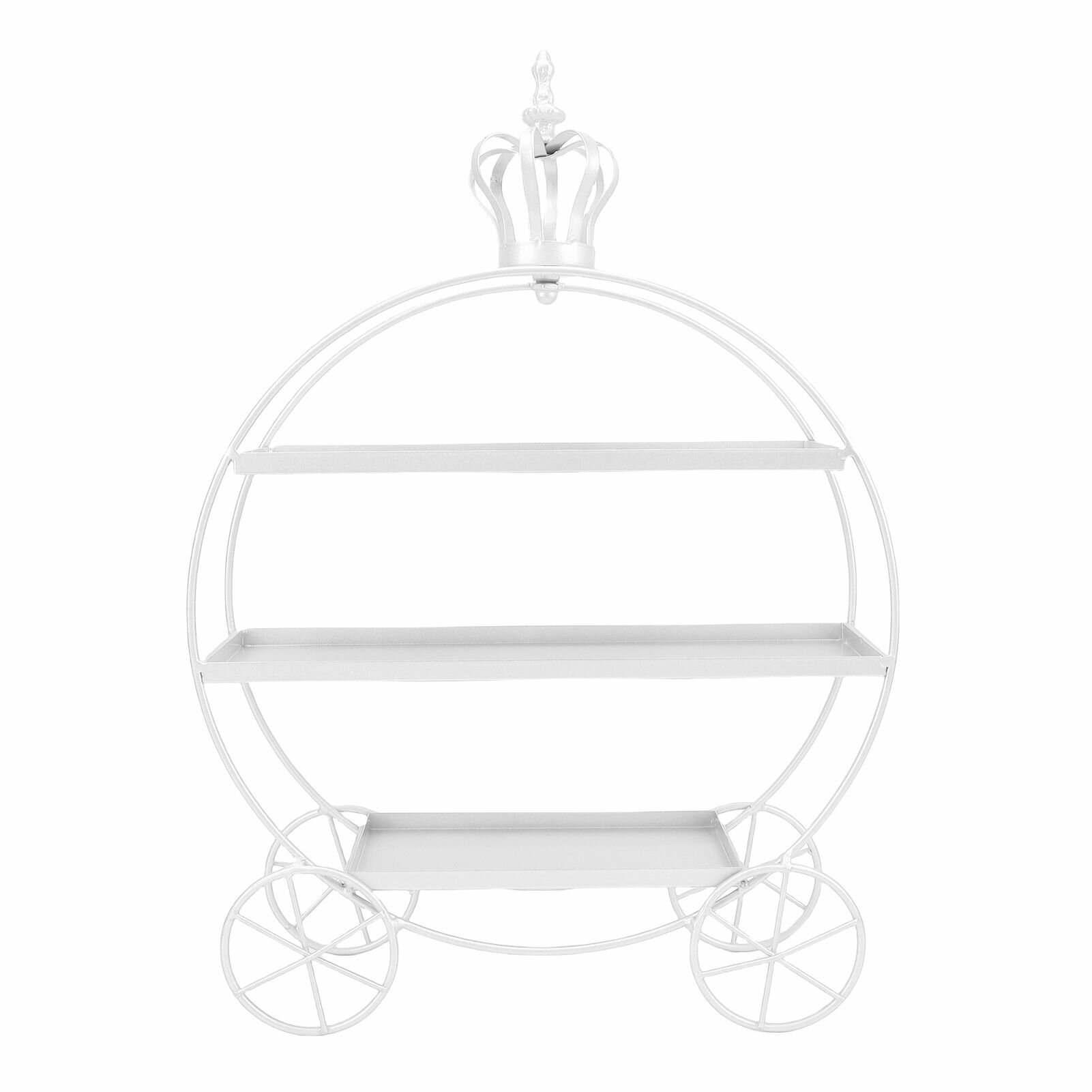 3-уровневая подставка для маффинов и десертов, стойка для тортов из железа, идеально для вечеринок и чаепитий