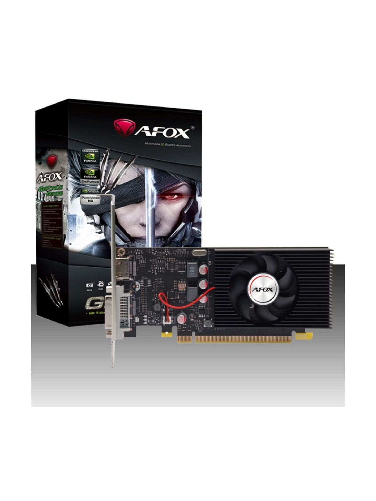 Видеокарта AFOX GT1030 2GB DDR5 64Bit DVI/HDMI ATX Single Fan (AF1030-2048D5L8) RTL