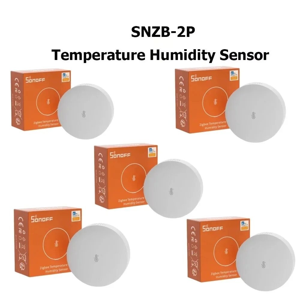 Датчик температуры и влажности SONOFF SNZB-02P SNZB-02P(5PCS)