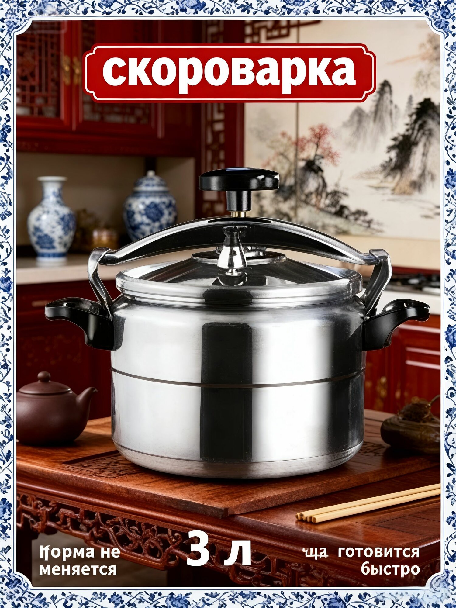 Скороварка - это скороварка, используемая для приготовления пищи. Разные размеры, есть много вариантов