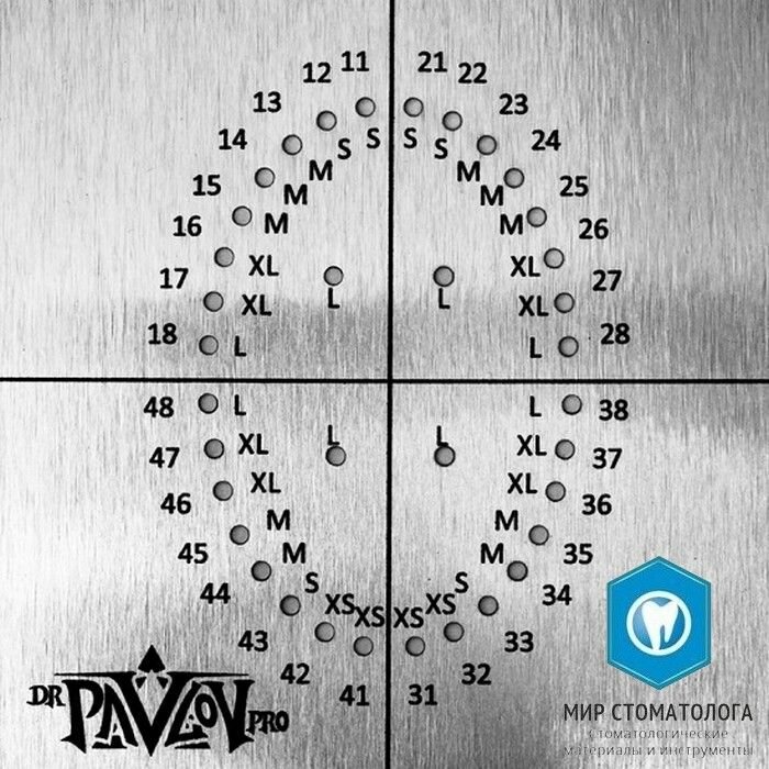 Шаблон для маркировки отверстий, марка DP3