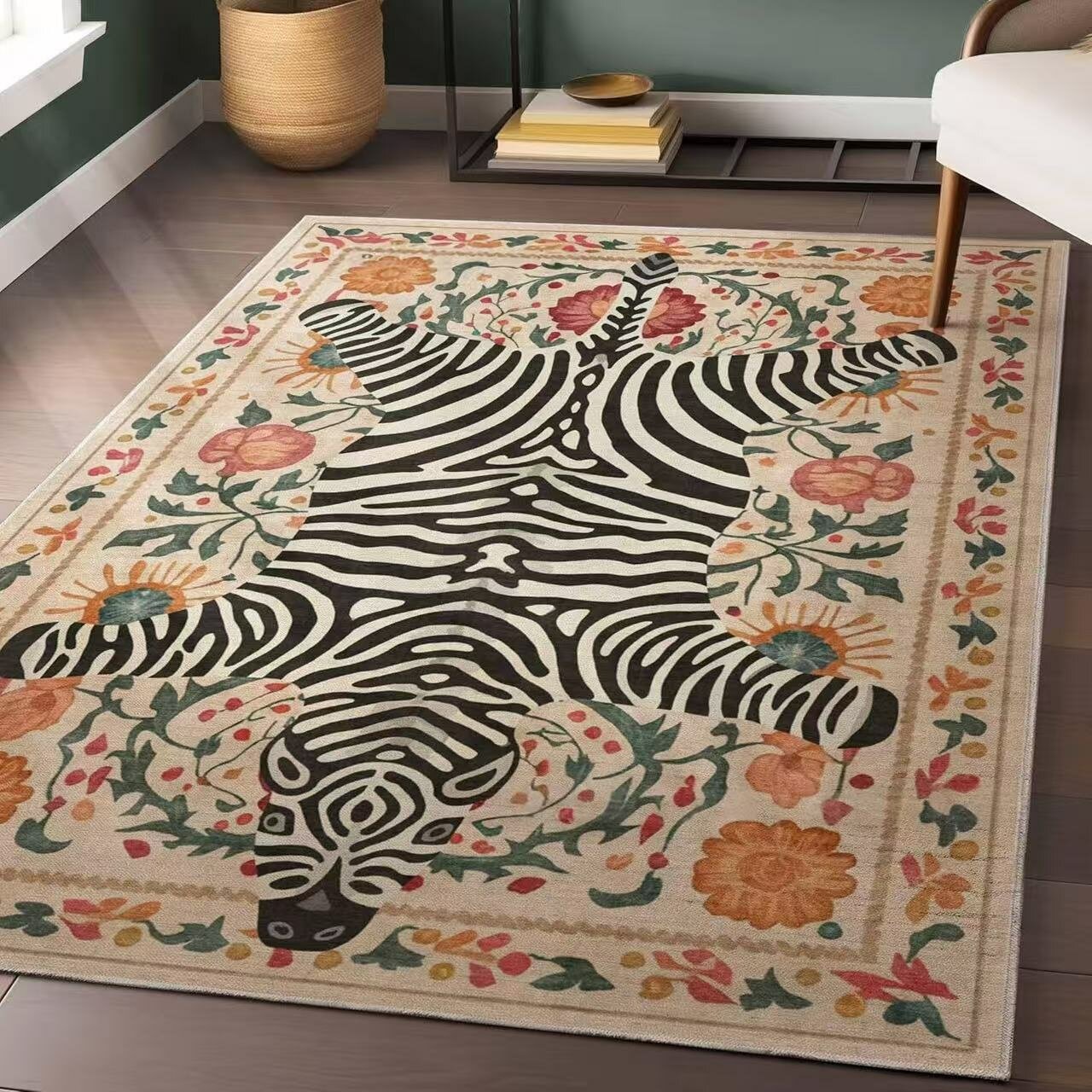 Jungle, ковер из тигра, 1,2m×1,6м (горячая распродажа Искусственный кашемир)Тропическое племя9