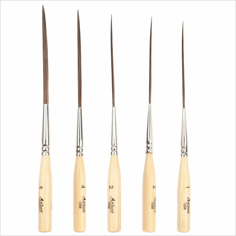 Artsecret Профессиональные кисти для рисования Cattle's ear Hair 1PC Size 1