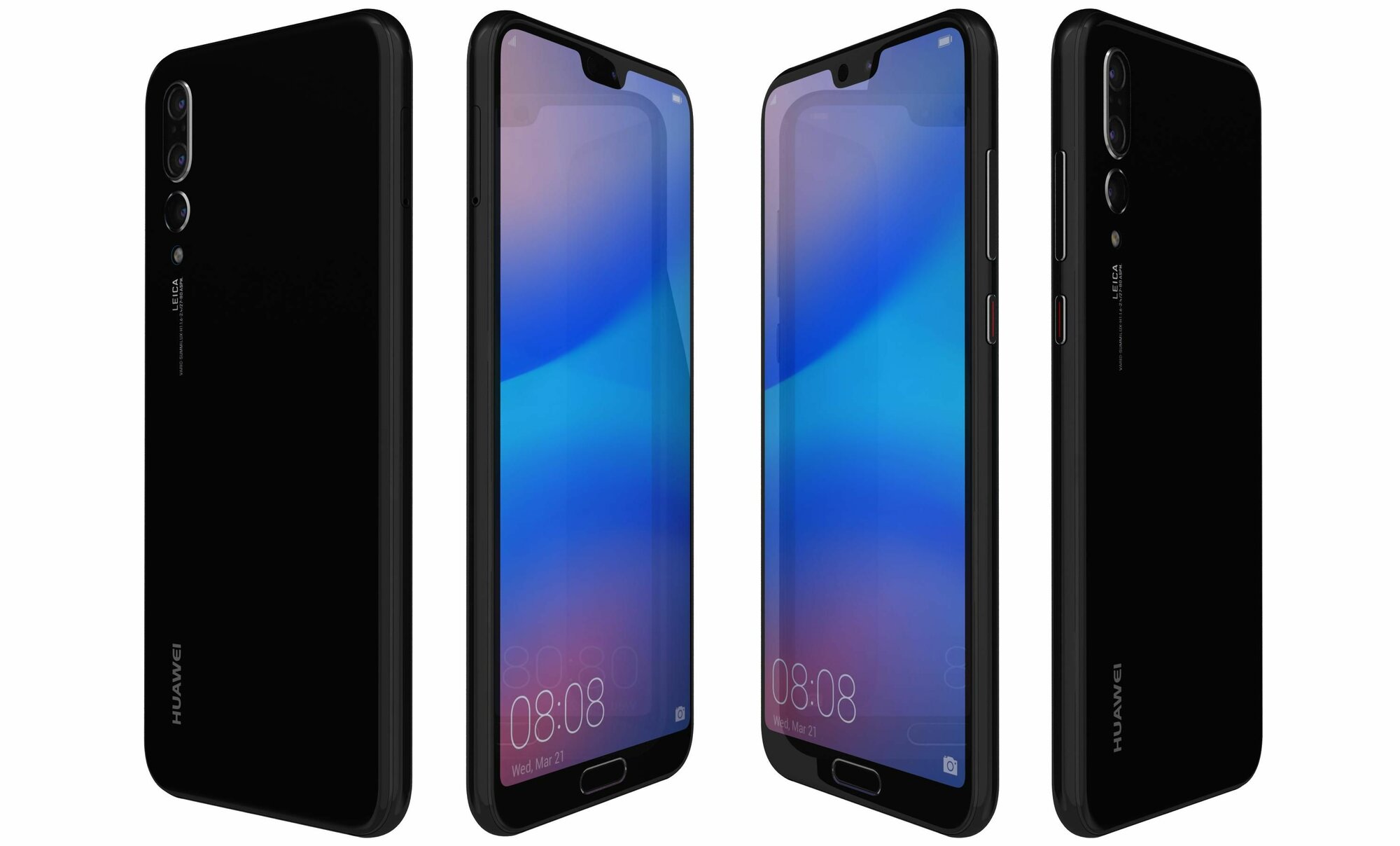 Смартфон Huawei P20 Pro 8//256 ГБ Black, черный, диагональ 6.1"