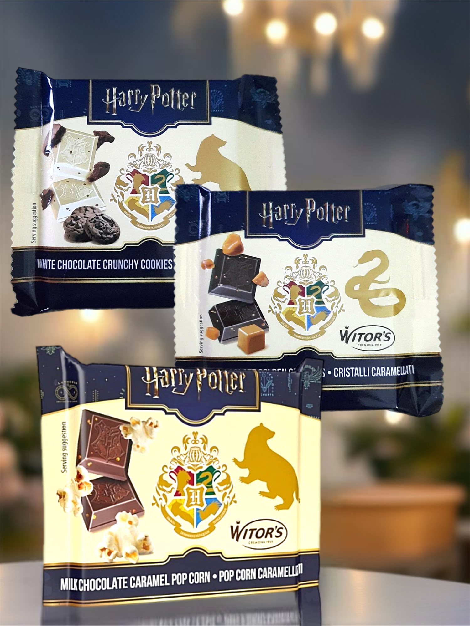 Witor's Harry Potter mix Набор Шоколадных плиток \Виторс Гарри Поттер ассорти , 40г х 3 шт (Италия)